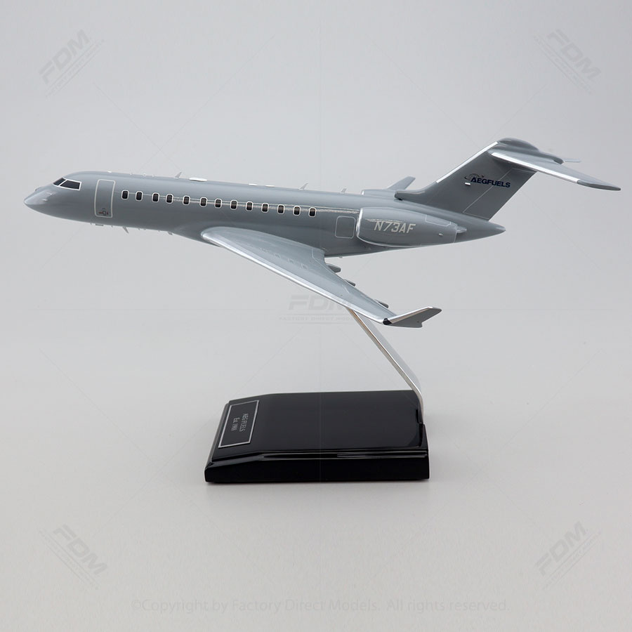 Custom Handcrafted Bombardier Global Express XRS Wooden Model Airplane ...