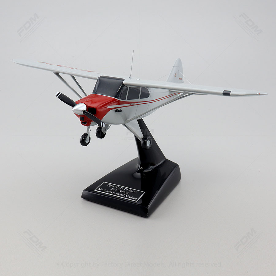Custom Handcrafted Piper Tri-Pacer 125 Wooden Model Airplane ...