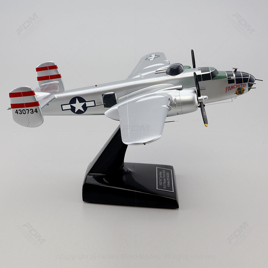Custom-Made B-25J Mitchell Bomber “Panchito” Wooden Model Aircraft ...