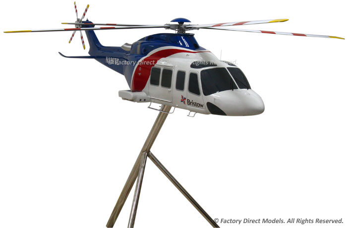 AgustaWestland AW139 Large Model Helicopter | Factory Direct Models