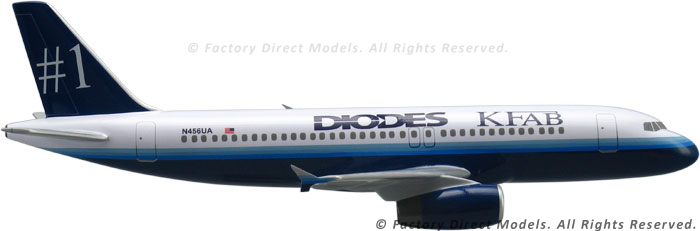 Airbus A320 Scale Model Airplane | Factory Direct Models