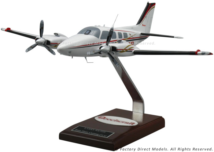 Beech Baron 58 Custom Model Airplane | Factory Direct Models