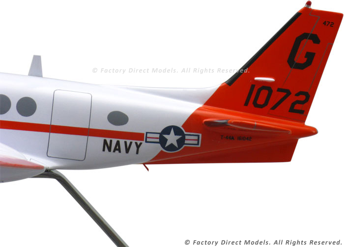 Beechcraft T-44 Pegasus Navy Custom Model | Factory Direct Models
