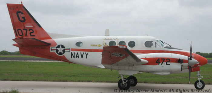 Beechcraft T-44 Pegasus Navy Custom Model | Factory Direct Models