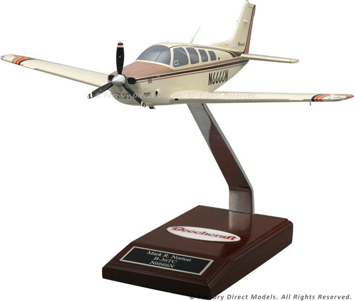 Beechcraft 36 Bonanza Model Airplane | Factory Direct Models