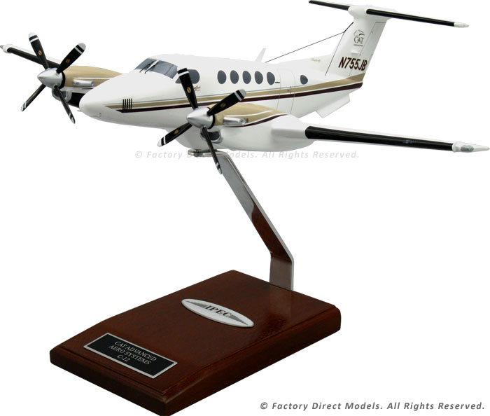 Beechcraft King Air B200 Scale Model Aircraft | Factory Direct Models