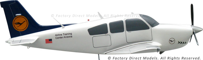 Beechcraft F33 Bonanza Custom Model Airplane | Factory Direct Models