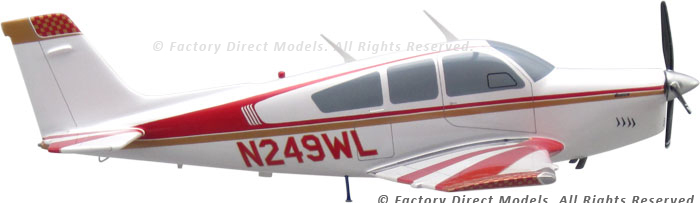 Beechcraft F-33C Bonanza Airplane Models | Factory Direct Models