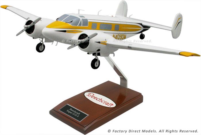 Beechcraft Super G-18 Model Airplane | Factory Direct Models
