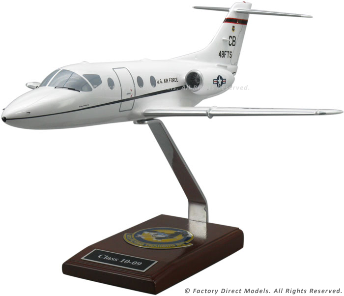 Beech T-1 Jayhawk Mahogany Airplane Model | Factory Direct Models