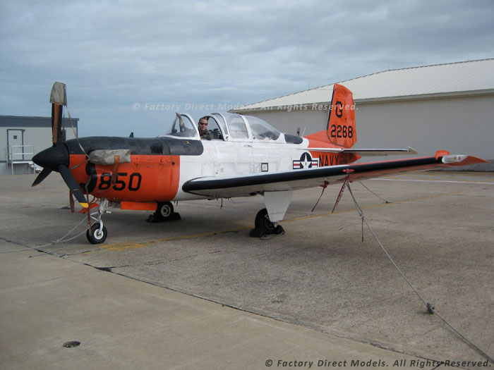 Beechcraft T-34C Mentor Model Airplane | Factory Direct Models