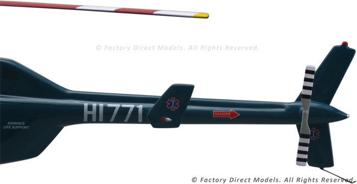 Bell 206 Jetranger Wooden Helicopter Model | Factory Direct Models