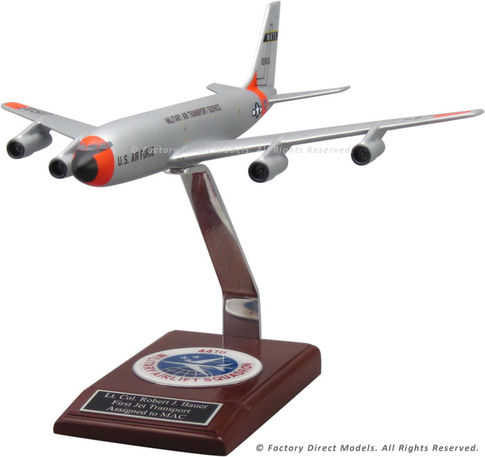 Boeing C-135 Wooden Airplane Models | Factory Direct Models
