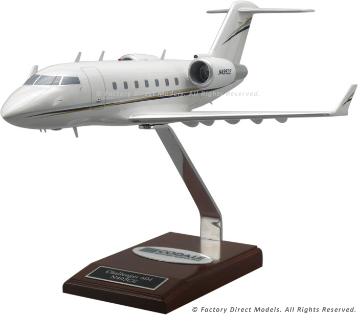 Bombardier Challenger 604 Plane Models | Factory Direct Models