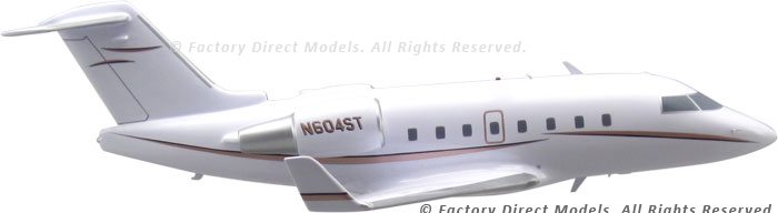 Bombardier Challenger 604 Scale Model Aircraft | Factory Direct Models