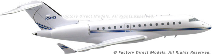 Challenger Global Express Scale Airplane Model | Factory Direct Models