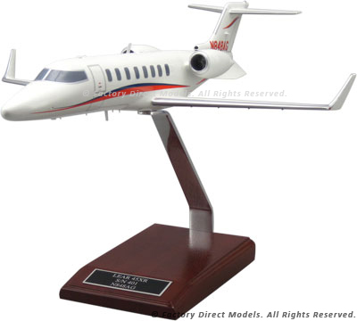 Bombardier Learjet 45XR Model Aircraft | Factory Direct Models