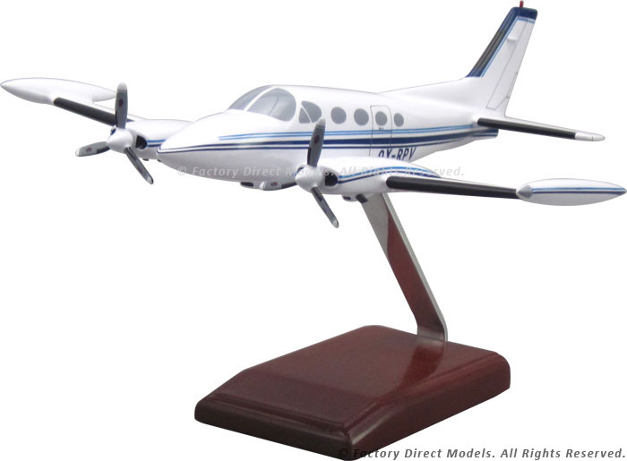 Cessna 340 Wooden Airplane Models | Factory Direct Models