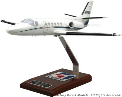 Cessna 550 Citation II Model Airplane | Factory Direct Models