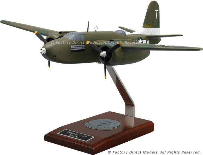 Douglas A-20 Havoc Model Airplane | Factory Direct Models