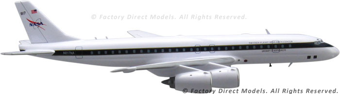 Douglas DC-8 Mahogany Airplane Model | Factory Direct Models