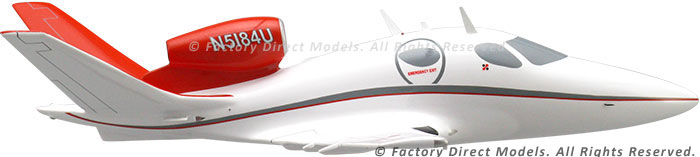 Eclipse Concept Jet Scale Model Airplane | Factory Direct Models