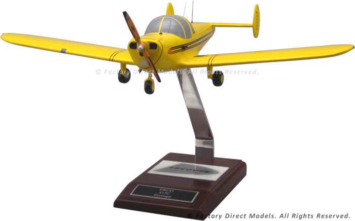 Erco Ercoupe 415-C Scale Model Airplane | Factory Direct Models