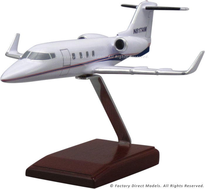 Lear 55 Wooden Airplane Model | Factory Direct Models