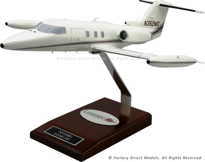 Learjet 24 Model Airplane | Factory Direct Models