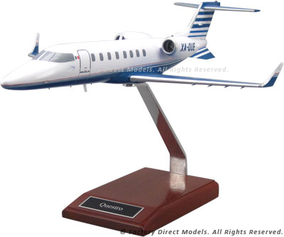 Learjet 45 Wooden Aircraft Model | Factory Direct Models