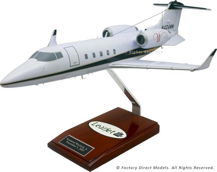 Learjet 60 Scale Model Airplane | Factory Direct Models
