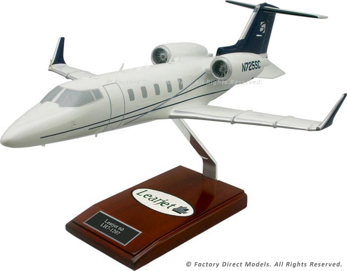 Learjet 60 Model Airplane | Factory Direct Models