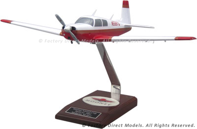 Mooney M20 Wooden Airplane Model | Factory Direct Models