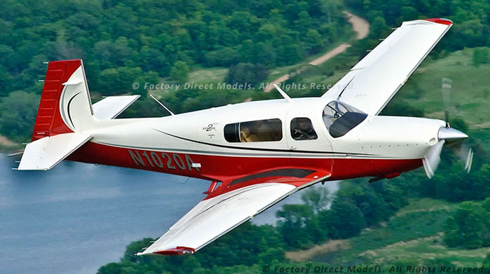 Mooney Ovation 2 M20R Model Airplane | Factory Direct Models