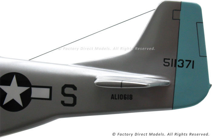 Custom P-51D Mustang Scale Model Airplane | Factory Direct Models