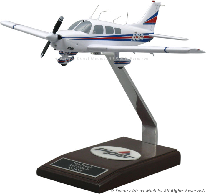 Piper PA-28-181 Archer II Scale Model | Factory Direct Models