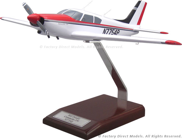 Custom Made Piper Comanche 250 Model Airplane | Factory Direct Models
