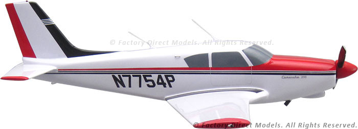 Custom Made Piper Comanche 250 Model Airplane | Factory Direct Models