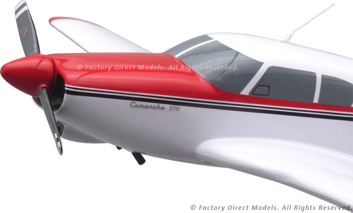 Custom Made Piper Comanche 250 Model Airplane | Factory Direct Models