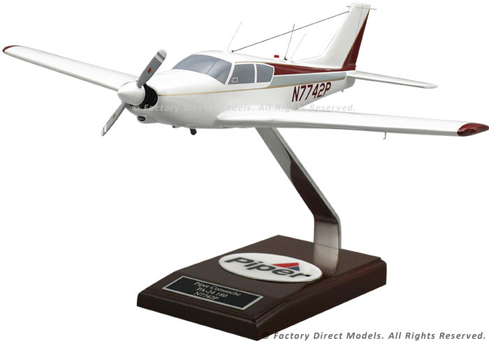 Piper PA-24-180 Comanche Wooden Scale Model | Factory Direct Models