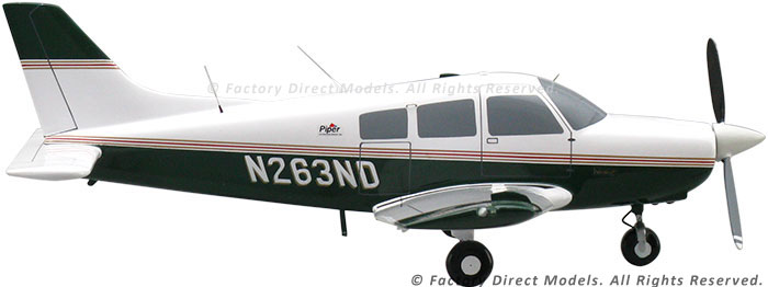 Custom Scale Model Piper PA-28-161 Warrior III | Factory Direct Models