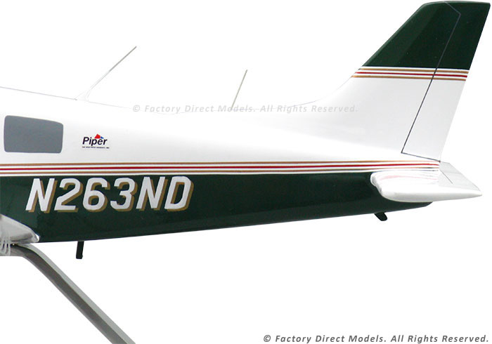 Custom Scale Model Piper PA-28-161 Warrior III | Factory Direct Models
