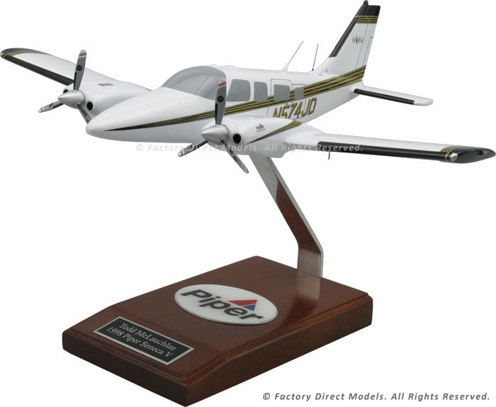 Piper PA-34 Seneca V Custom Model Airplane | Factory Direct Models