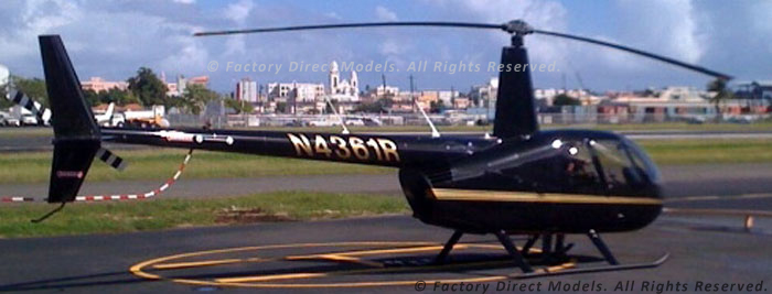 Robinson R44 Raven II Helicopter Model | Factory Direct Models