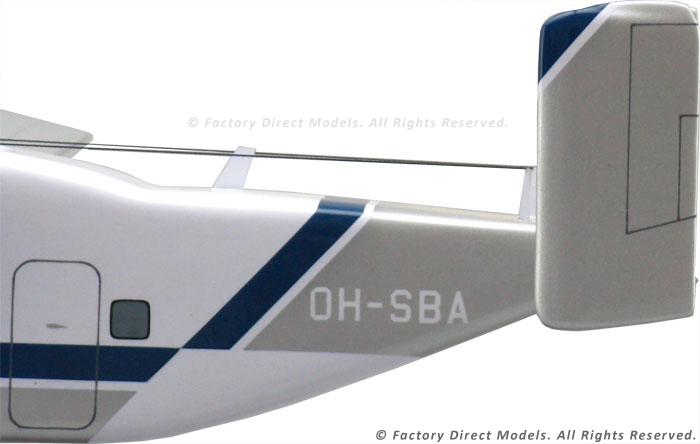 Short SC-7 Skyvan Wooden Airplane Model | Factory Direct Models