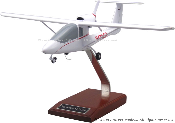 Sky Arrow 600 LSA Wooden Aircraft Model | Factory Direct Models